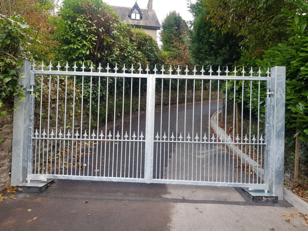Automated Wrought Iron Gates - Bernard Spillane Engineering