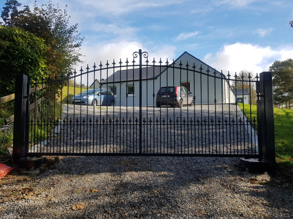 Automated Wrought Iron Gates - Bernard Spillane Engineering