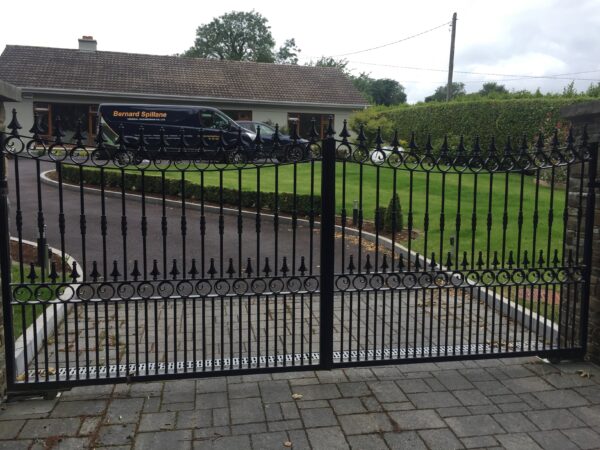 Automated Wrought Iron Gates - Bernard Spillane Engineering