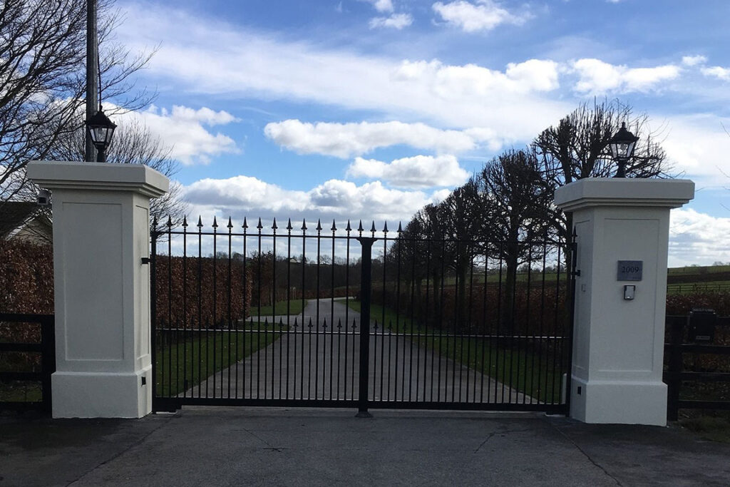 Automated Wrought Iron Gates - Bernard Spillane Engineering