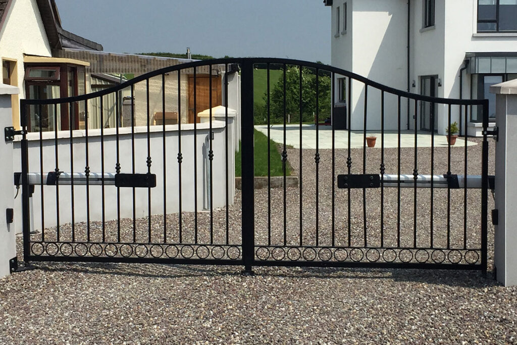 Automated Wrought Iron Gates - Bernard Spillane Engineering