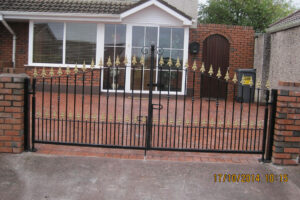 Swing Wrought Iron Gates - Bernard Spillane Engineering