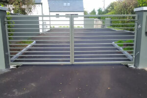 Swing Wrought Iron Gates - Bernard Spillane Engineering