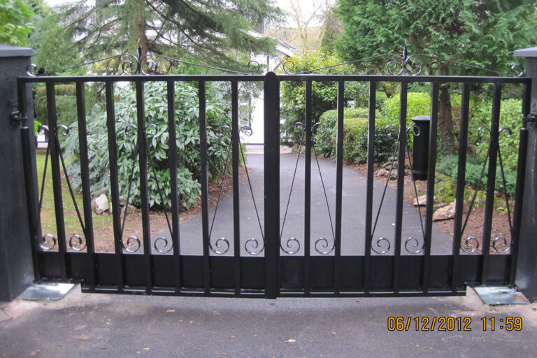 Swing Wrought Iron Gates - Bernard Spillane Engineering
