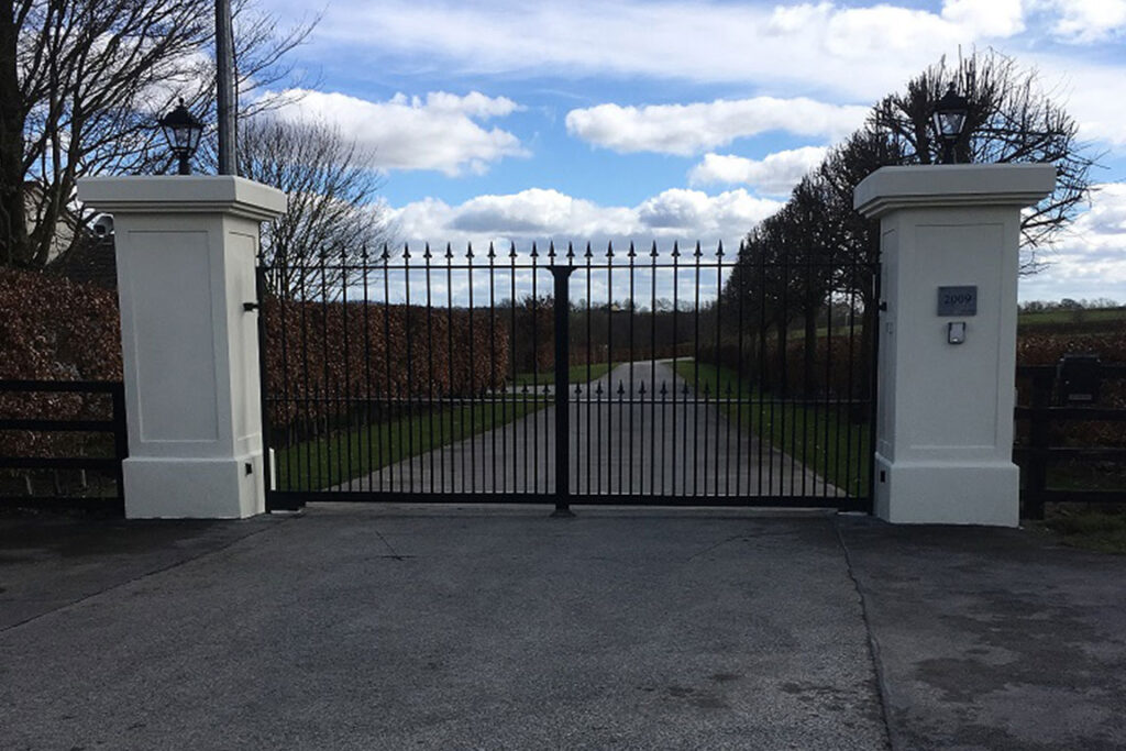 Swing Wrought Iron Gates - Bernard Spillane Engineering