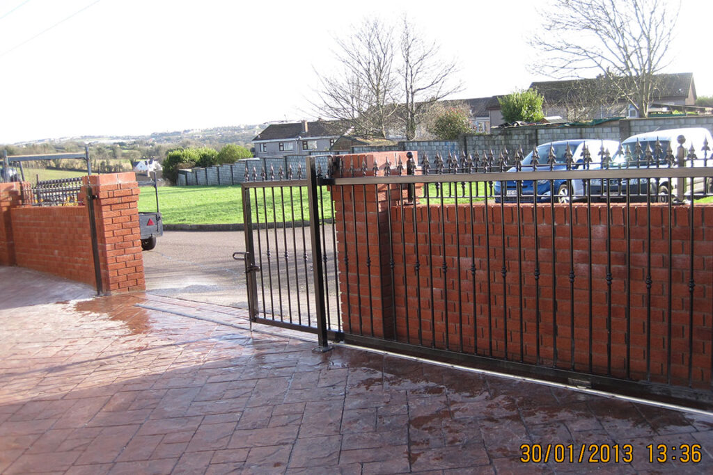 Sliding Wrought Iron Gates - Bernard Spillane Engineering