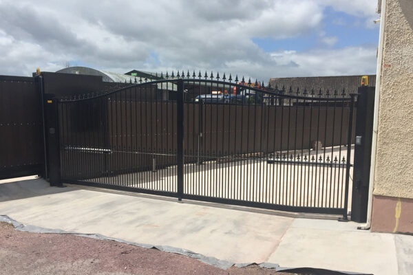 Swing Wrought Iron Gates - Bernard Spillane Engineering